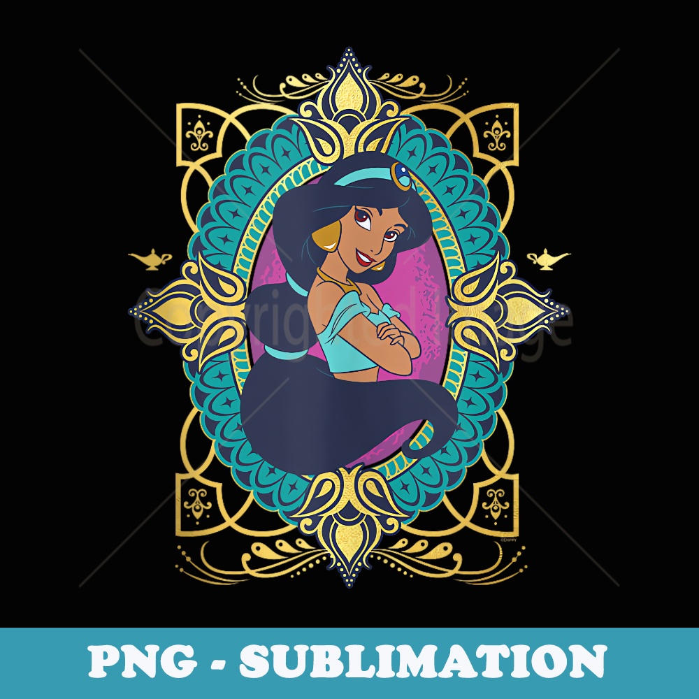 Disney Princess Jasmine Agrabah Emblem - Premium PNG Sublima | Inspire ...