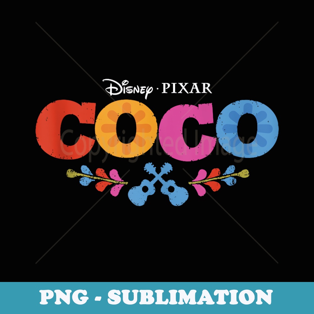 Disney Pixar Coco Movie Logo Colorful - Creative Sublimation | Inspire ...