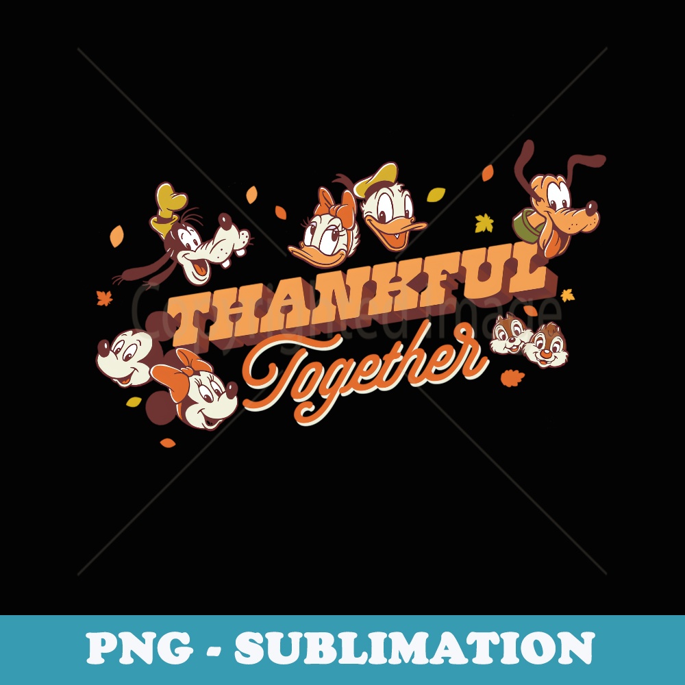 Disney Mickey Mouse and Friends Fall Thankful Together - Sty | Inspire ...