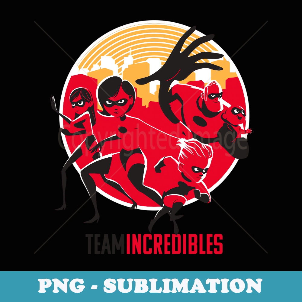 Disney Pixar The Incredibles 2 Retro Team Incredibles Logo - | Inspire ...
