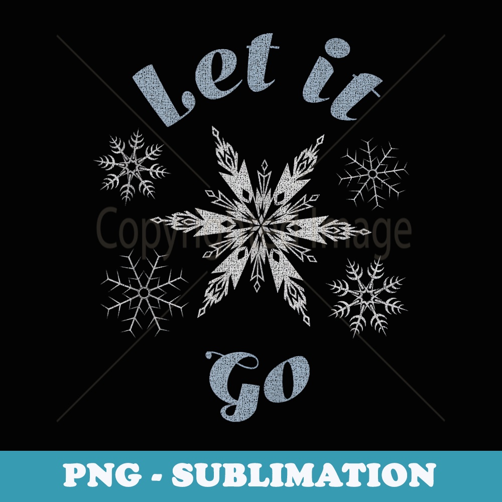 Disney Frozen Let It Go Snowflake - Sublimation Digital Down | Inspire ...