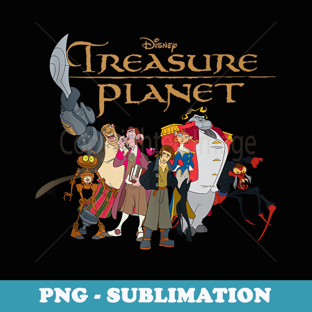 Disney Treasure Planet Logo and Characters - Aesthetic Subli | Inspire ...