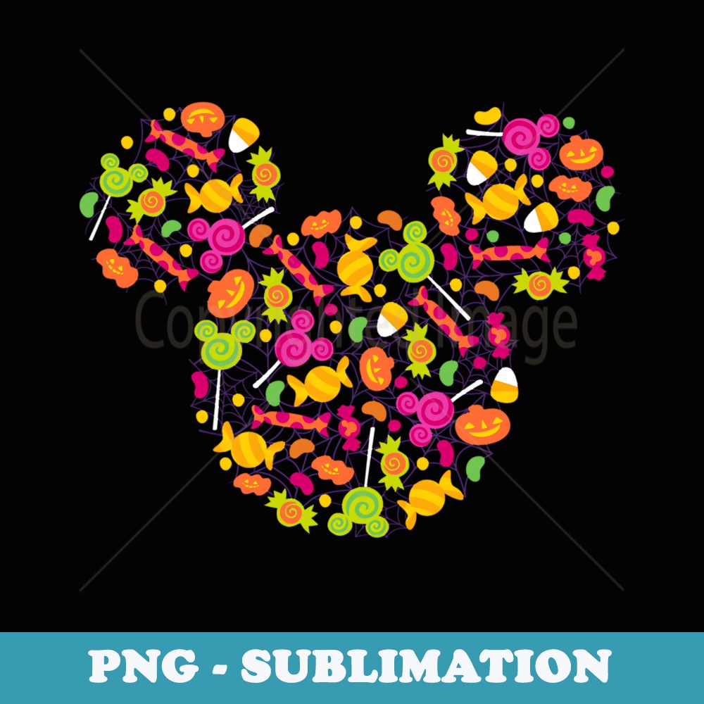 Disney Mickey Mouse Icon Candy Halloween - Premium PNG Subli | Inspire ...