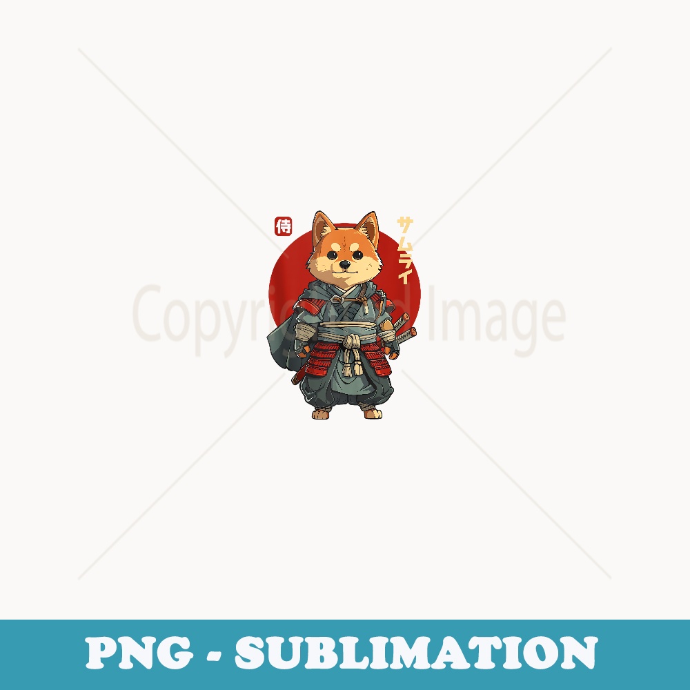 Japanese Samurai Dog Warrior Ukiyo Shiba Inu Sensei Samurai | Inspire ...