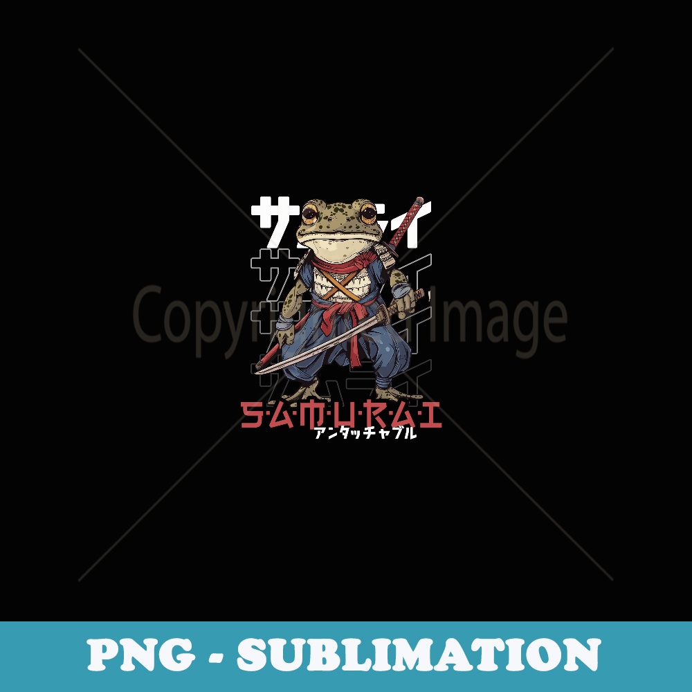 Japanese Frog Samurai Warrior Ukiyo Toad Sensei Samurai - Pr | Inspire Uplift