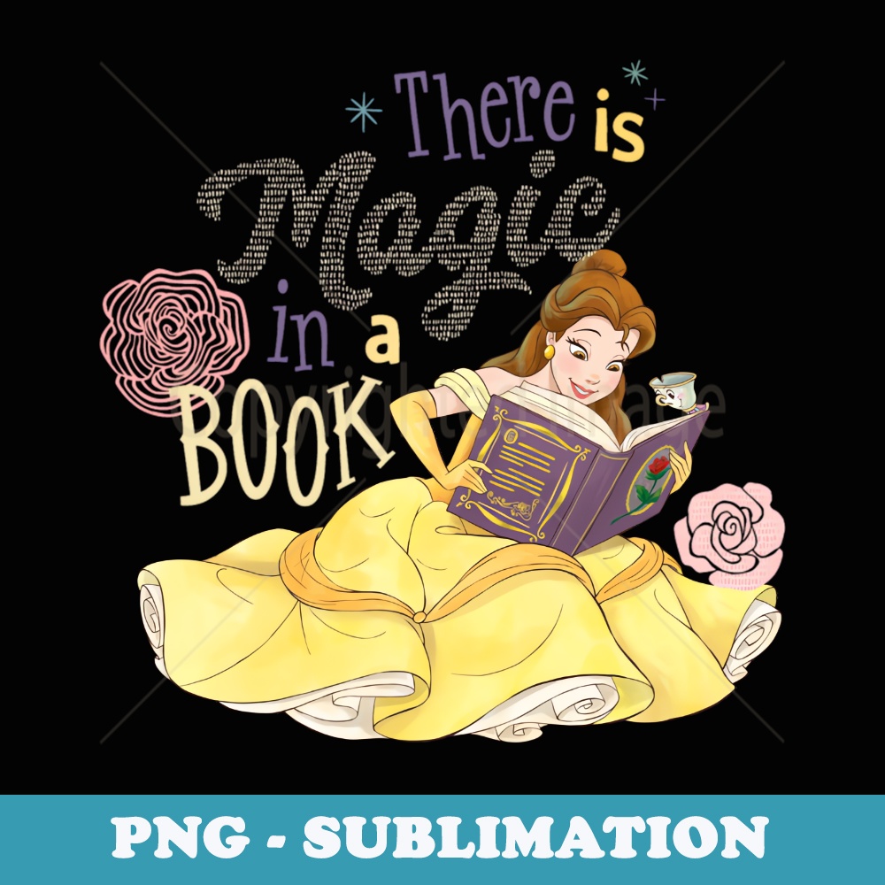 Disney Beauty and the Beast Belle There Is Magic In A Book - | Inspire ...