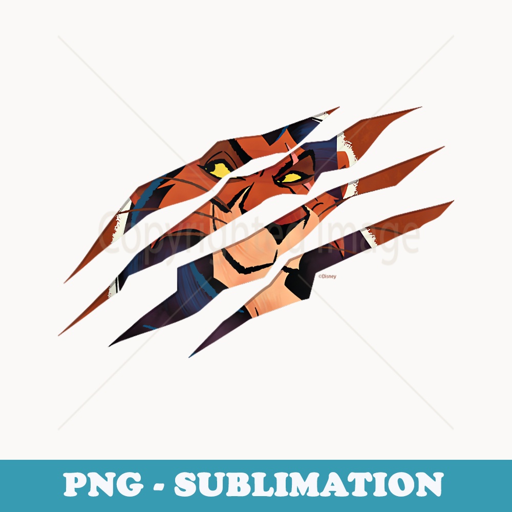 Disney Villains Scar Claw Slash The Lion King - Modern Subli | Inspire ...