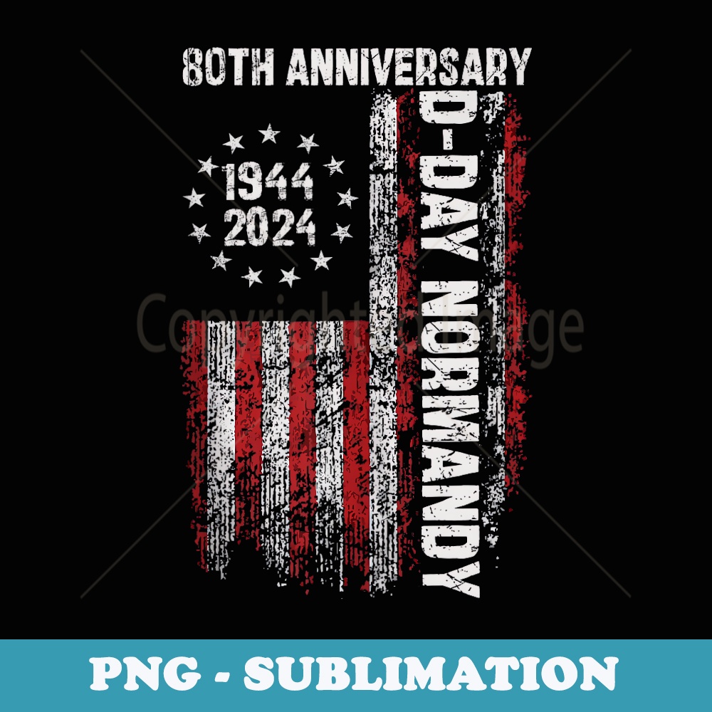 d-day 80th Anniversary s - american Flag 1944 Normandy | Inspire Uplift