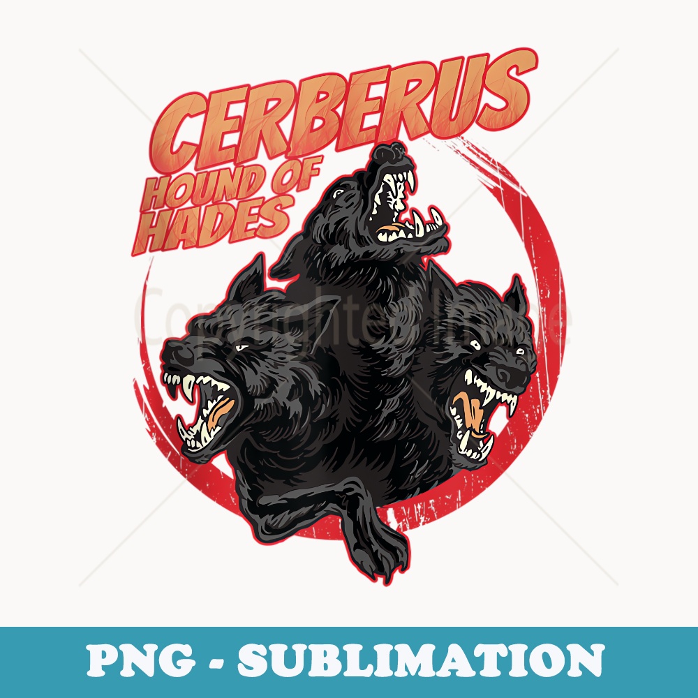 Retro 80s Cerberus Hellhound Greek Mythology Hound of Hades | Inspire ...