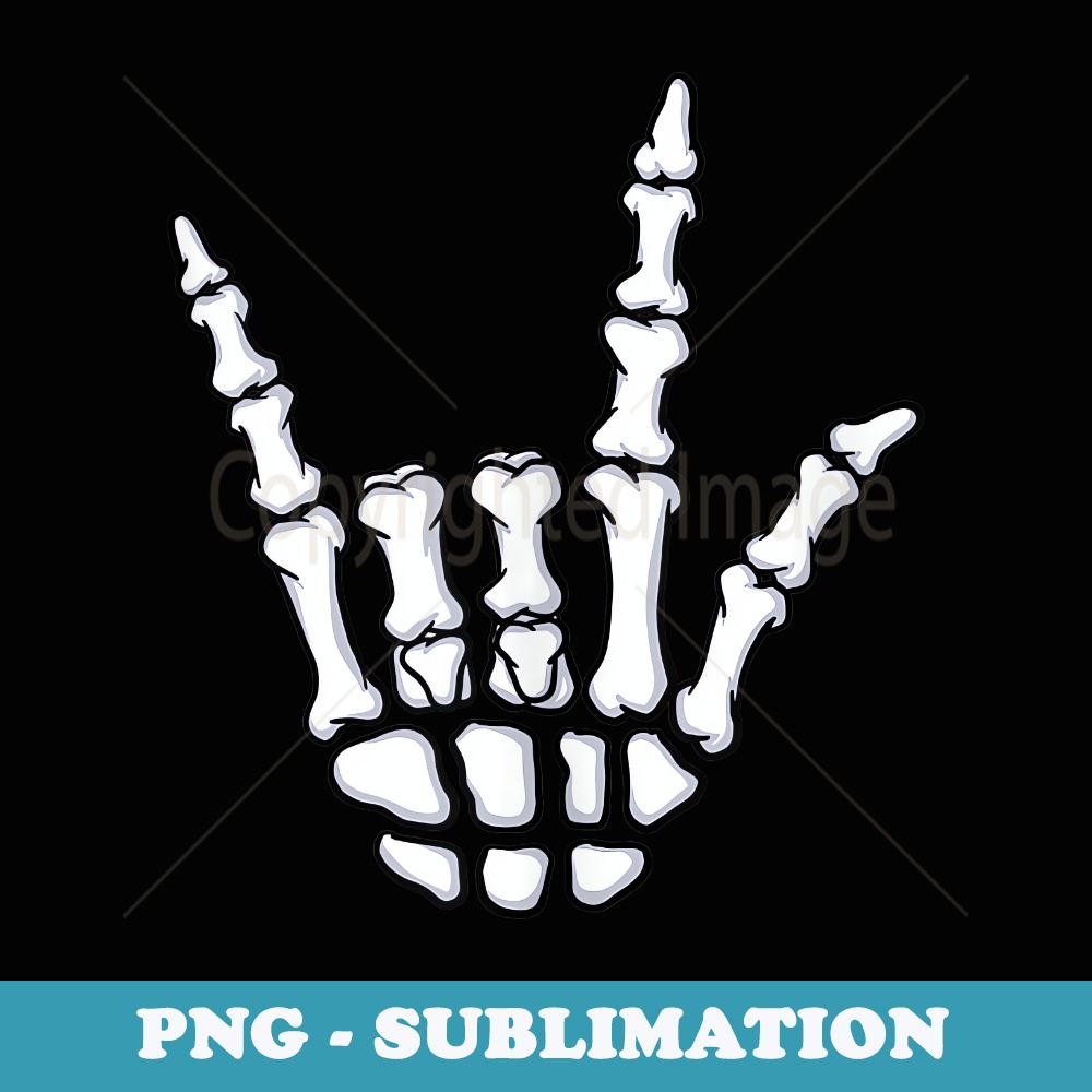 I Love You Sign Language Skeleton Hand ASL Halloween Costume | Inspire ...