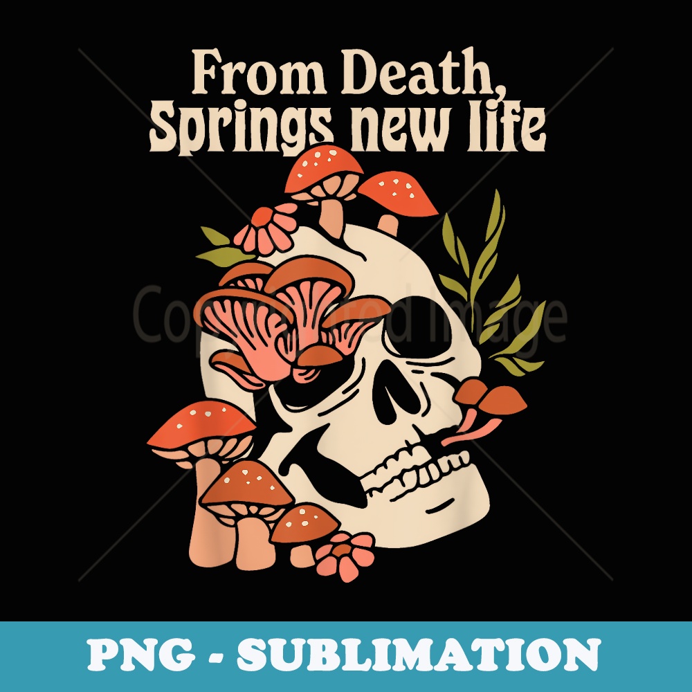 From Goth Death, Springs New Life Ego Skull Mushroom Death - | Inspire ...