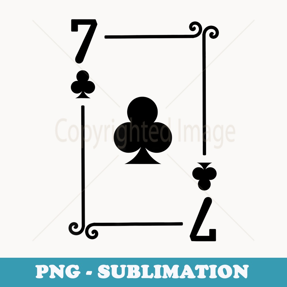 Playing Cards Costume - 7 Clubs Card - Seven Card | Inspire Uplift