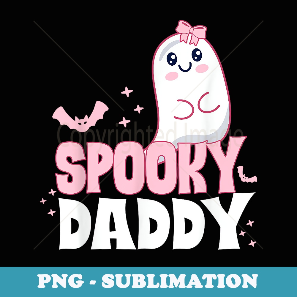 Spooky Daddy Family Cute Pink White Ghost Boo Halloween - Mo | Inspire ...