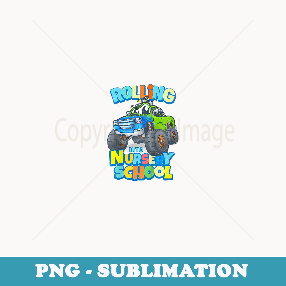 First Day of Nursery School Monster Truck Boy Clothes s - Pr | Inspire ...