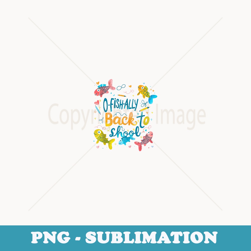 O-fish-ally Back To School Funny Fish And kindergarten - Pro | Inspire ...