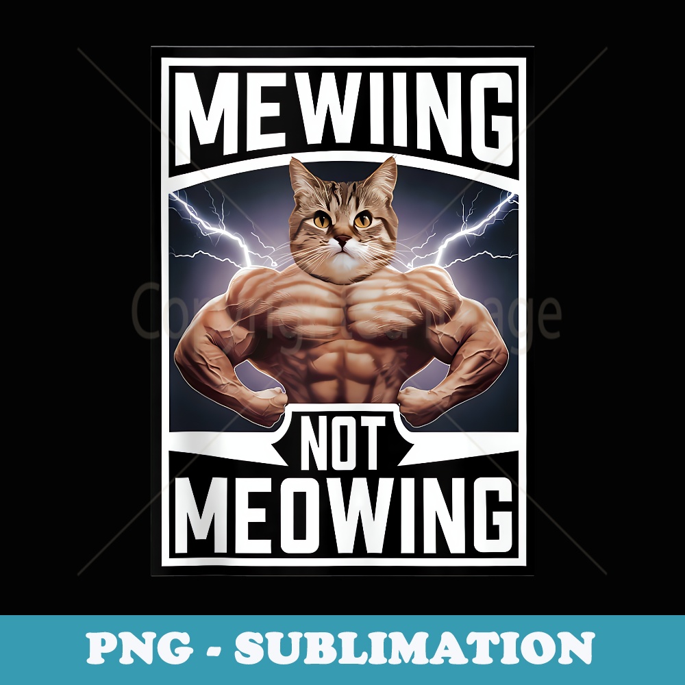 Mewing Not Meowing Funny LooksMax cat meme Cat lover Mewing | Inspire ...