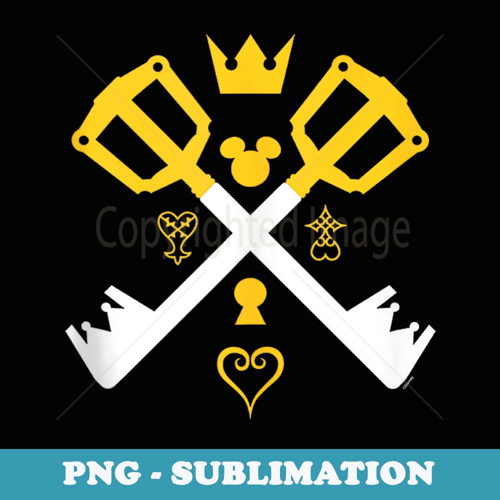 Disney Kingdom Hearts Iconic Symbols Cross KeyBlades - Exclu | Inspire ...