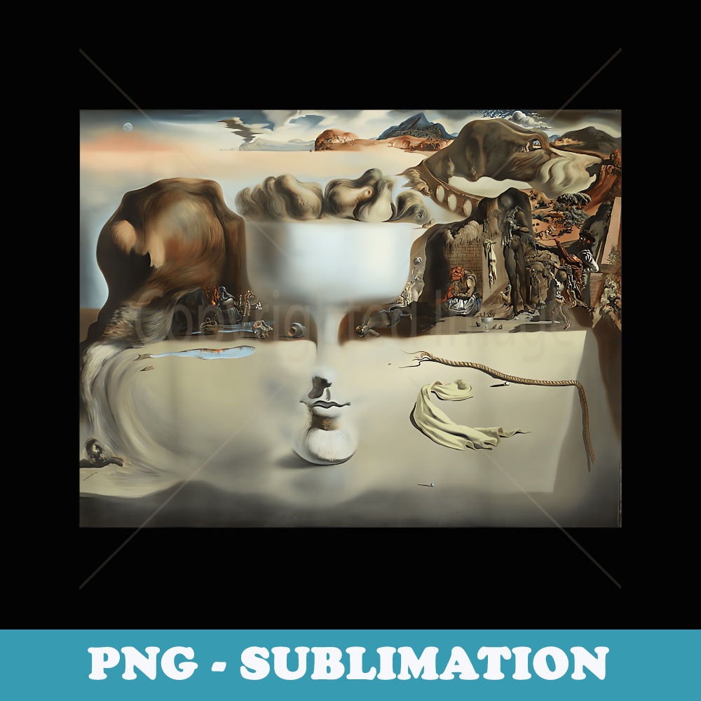 Apparition of Face and Fruit Dish Famous Painting By Dali - | Inspire ...