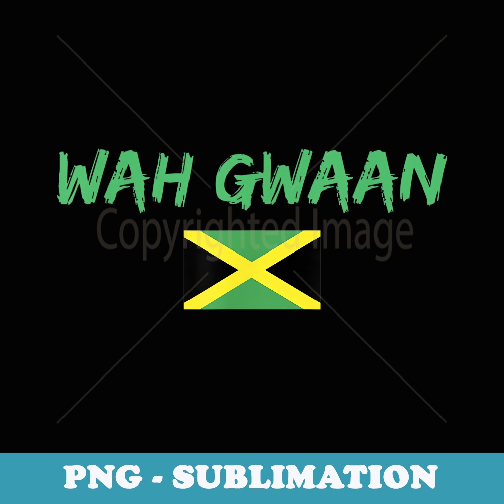 Wah Gwaan Short-Sleeve - Digital Sublimation Download File | Inspire Uplift