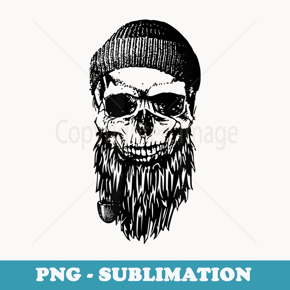 Skull captain skull beard hipster sailor pipe - Special Edit | Inspire ...