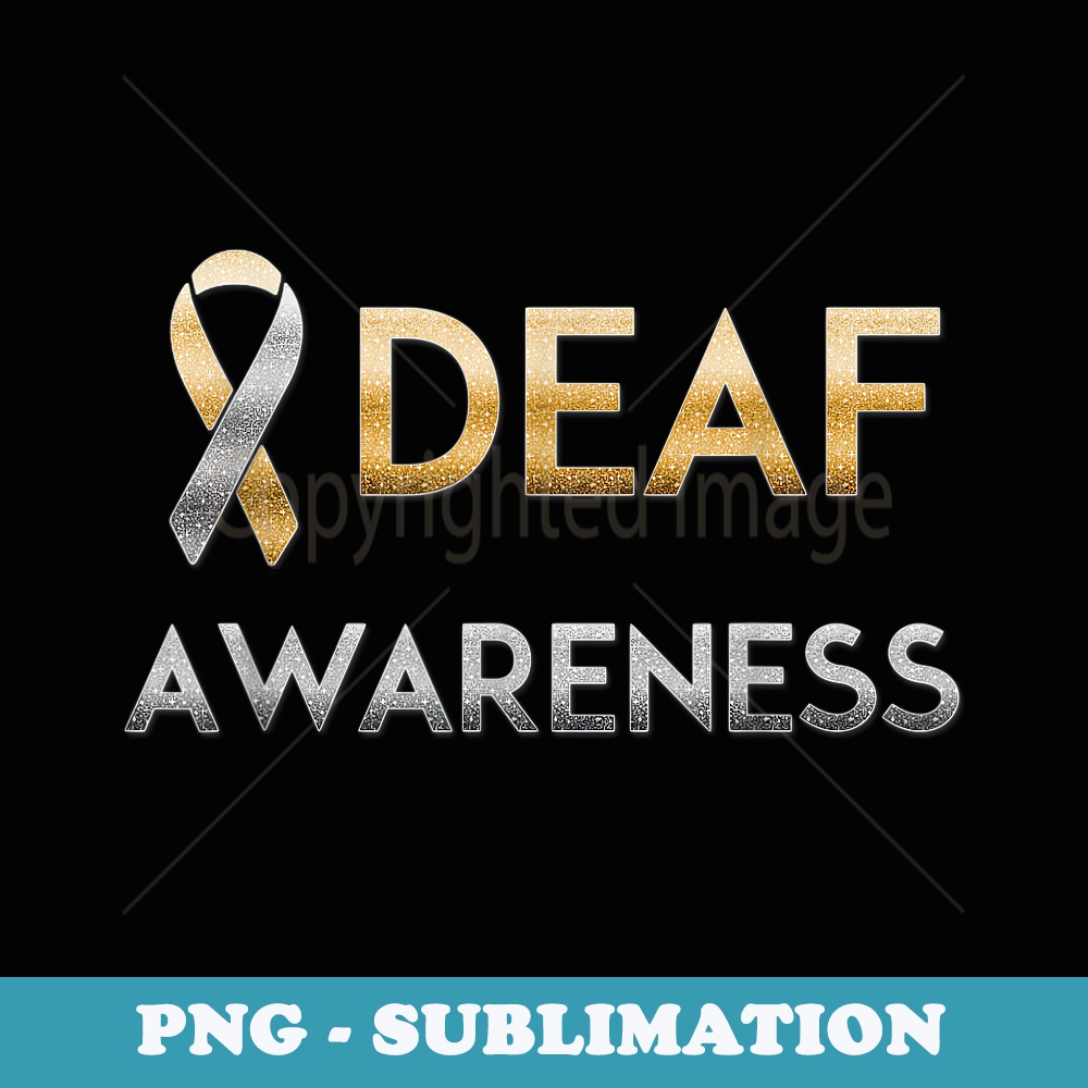 American sign language Deaf Awareness T - Exclusive PNG Subl | Inspire ...