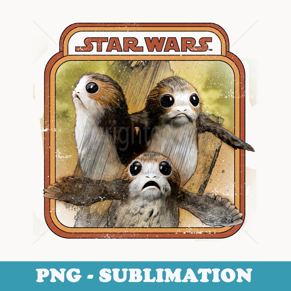 Star Wars Last Jedi Porg Triplets Retro Box - Sublimation PN | Inspire ...