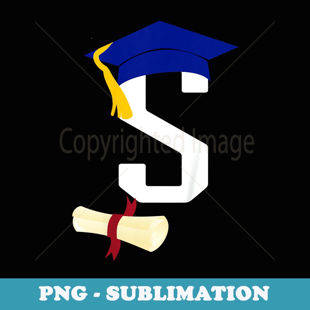 Preschool Kindergarten Graduation Letter for Boys Initial S | Inspire ...