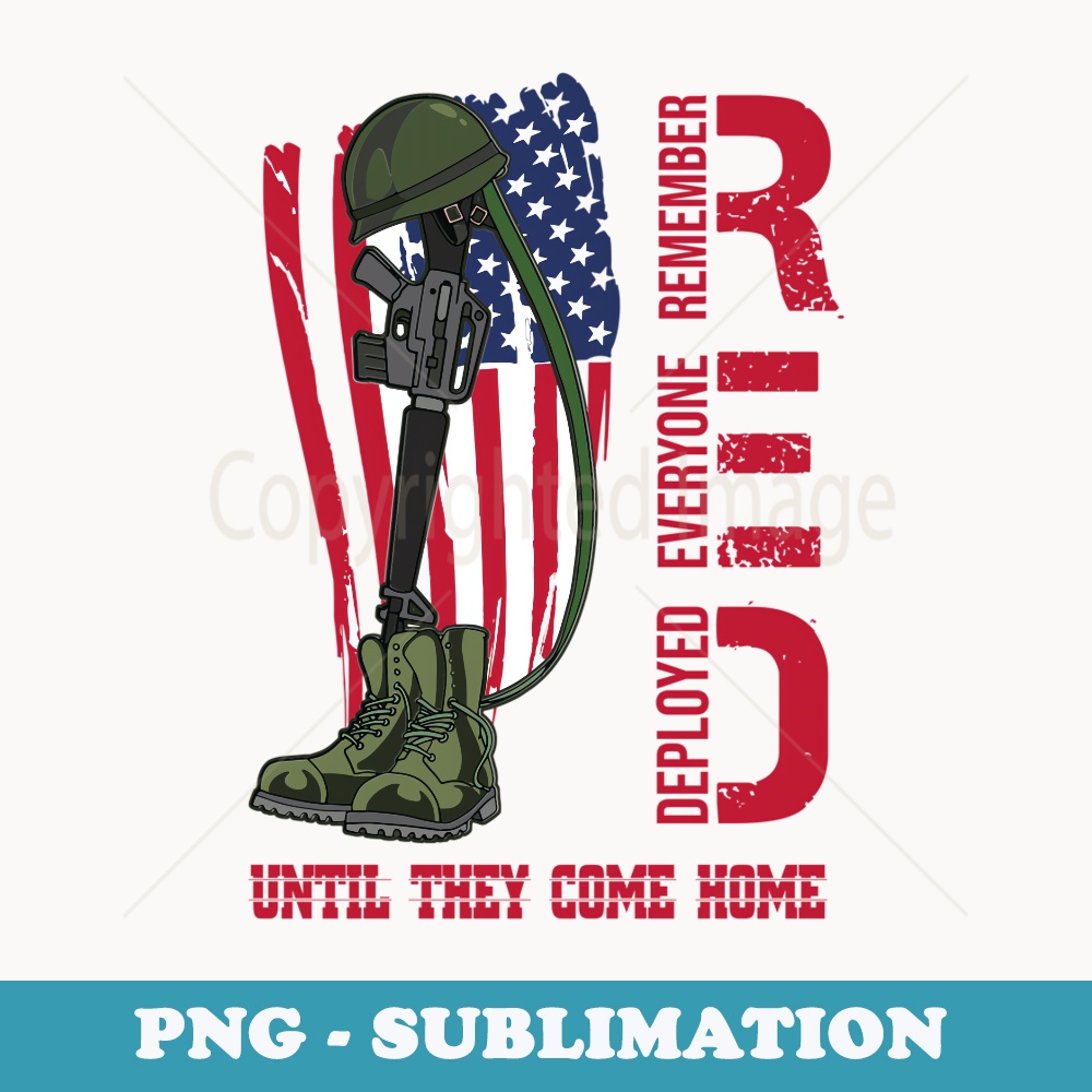 RED Friday Remember Everyone Deployed Army US Flag - Sublima | Inspire ...