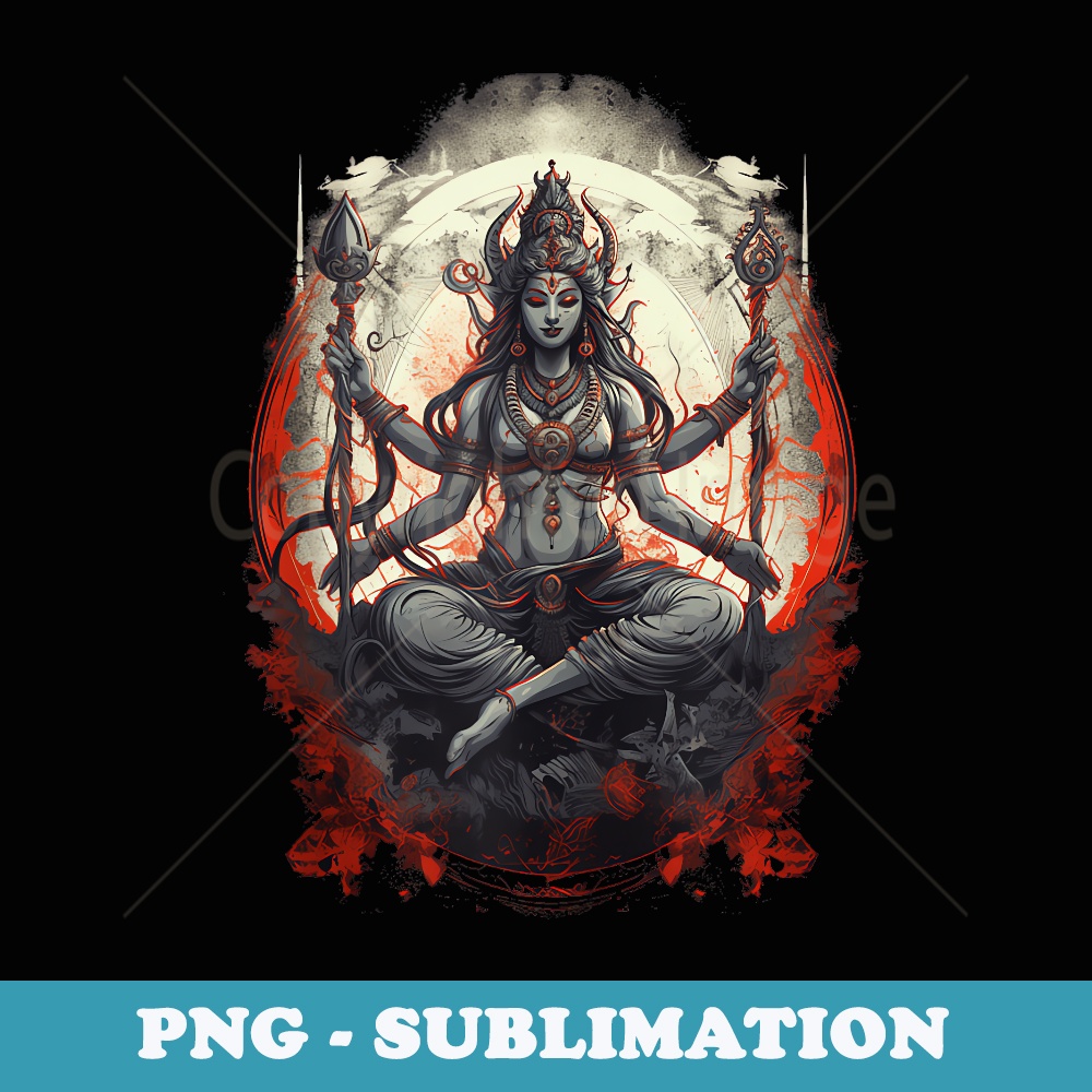 Kali Goddess of Death, Time and Doomsday Hindu Yoga - Decora | Inspire ...