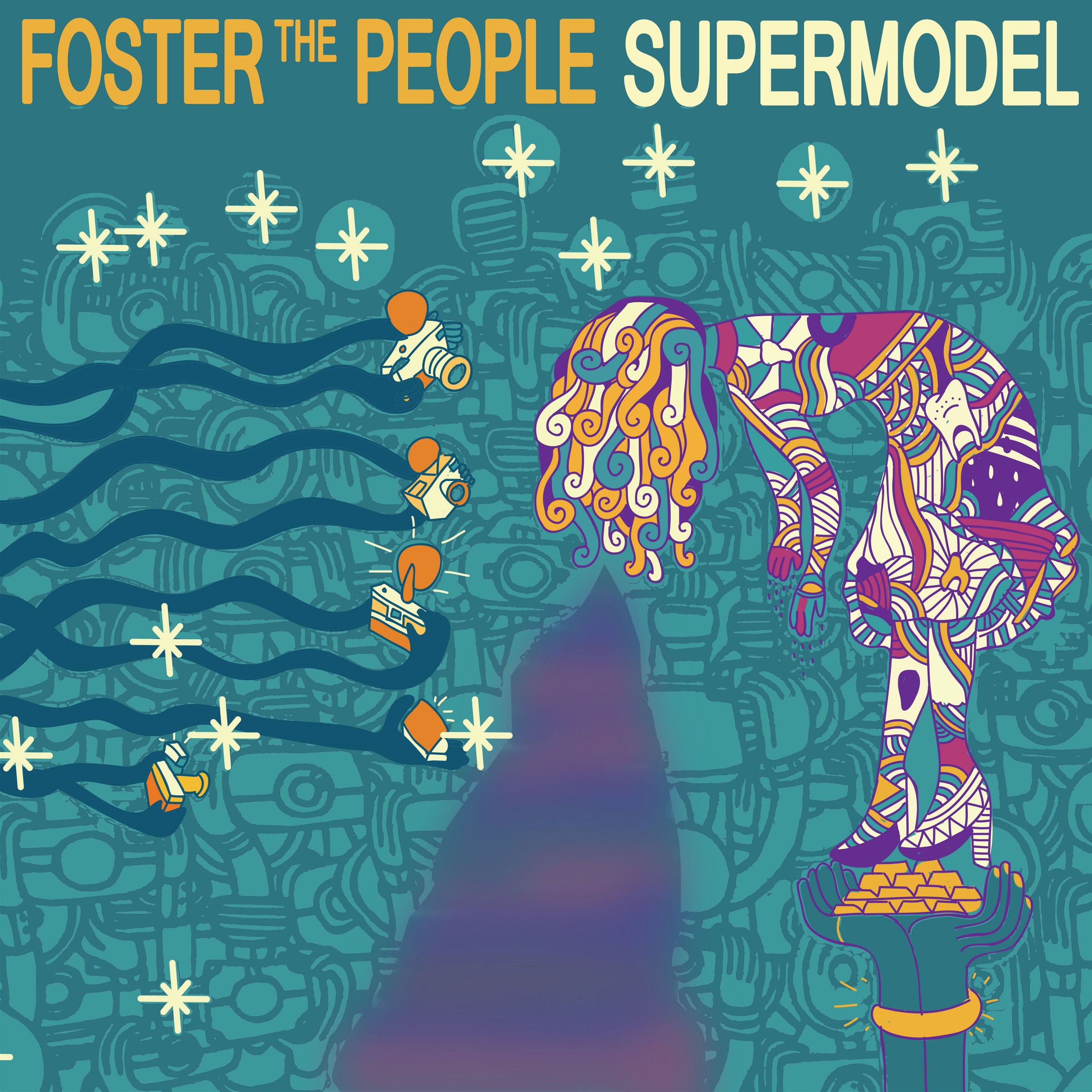 Foster The People (Supermodel) Album Cover POSTER | Inspire Uplift