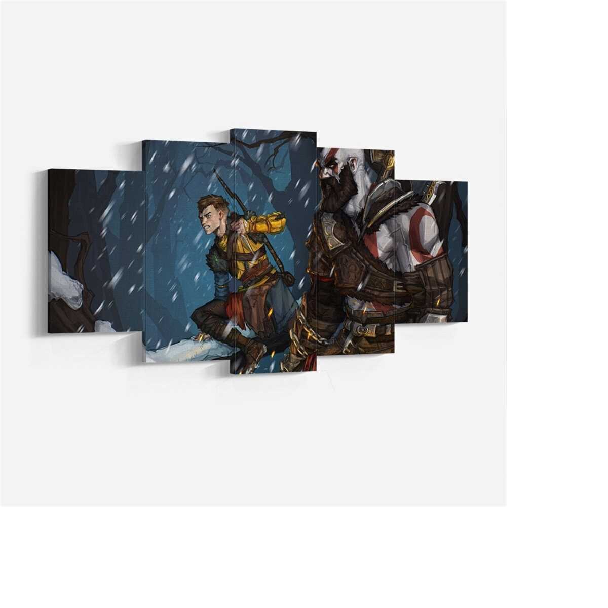 Gof of War Poster, Gow Ragnorak Video Game, God of War Ragna | Inspire ...