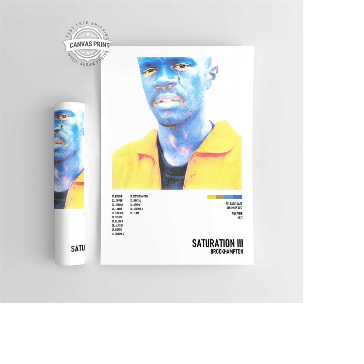 Saturation III-BROCKHAMPTON Music Album Poster / High Qualit | Inspire ...