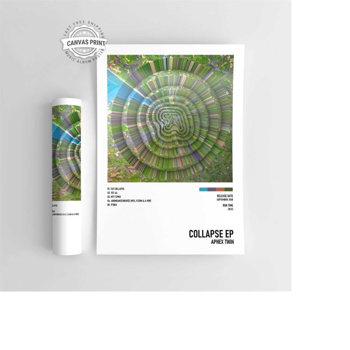Collapse EP-Aphex Twin Music Album Poster / High Quality Mus | Inspire ...