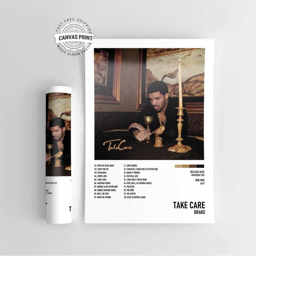 Take Care-Drake Music Album Poster / High Quality Music Cove | Inspire ...