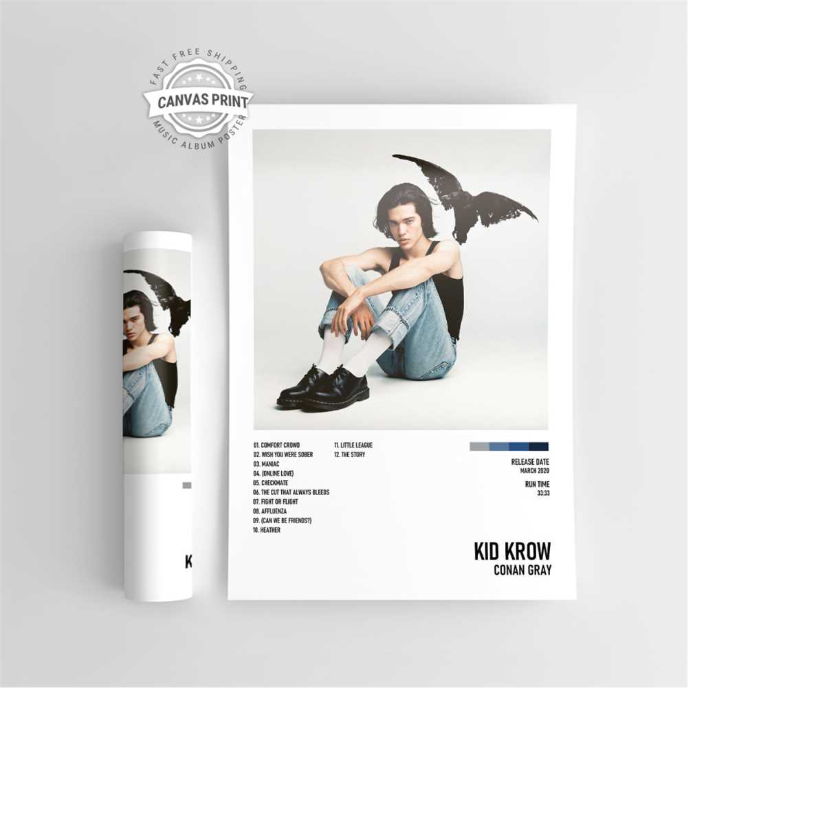 Kid Krow-Conan Gray Music Album Poster / High Quality Music | Inspire ...