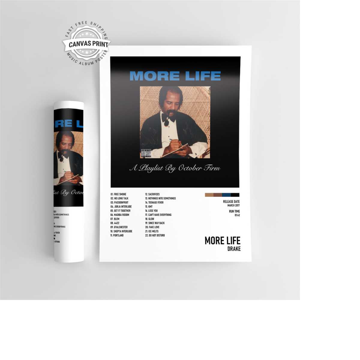 More Life-Drake Music Album Poster / High Quality Music Cove | Inspire ...