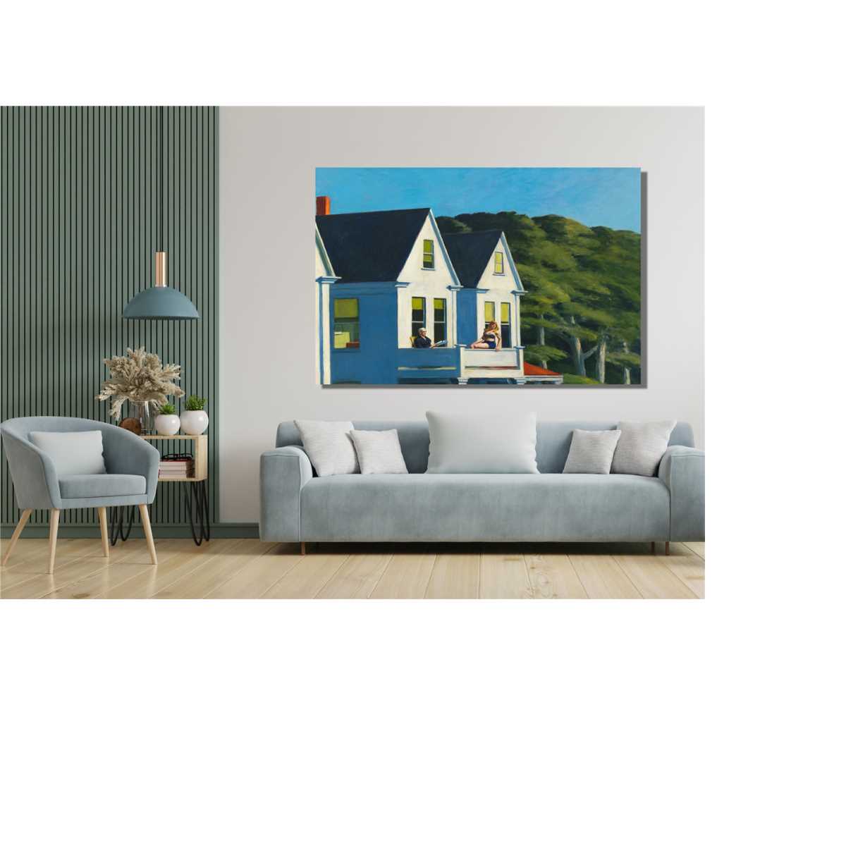 Edward Hopper,Famous Landscape Print, Second Story Sunlight | Inspire ...