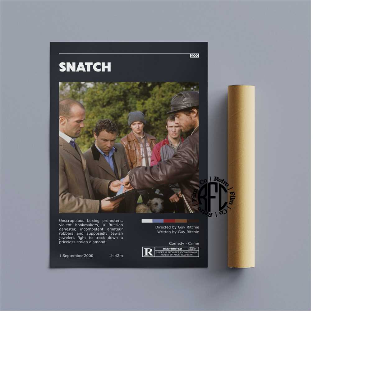 Snatch Retro Vintage Poster | Minimalist Movie Poster | Retr | Inspire ...