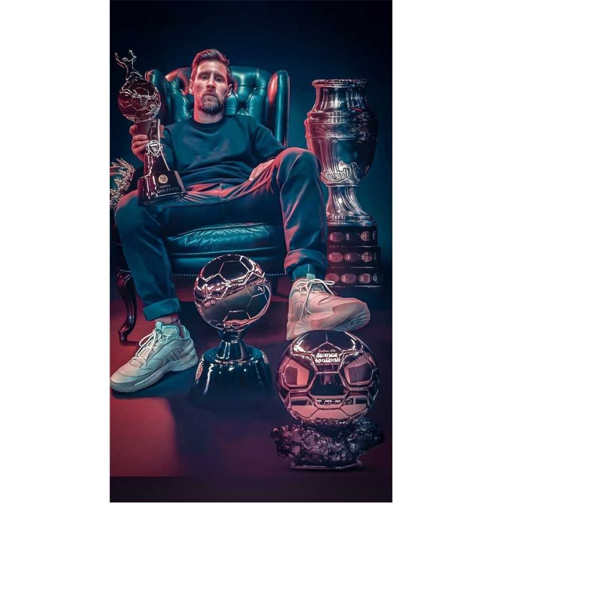 Lionel Messi - 4K Poster | Inspire Uplift
