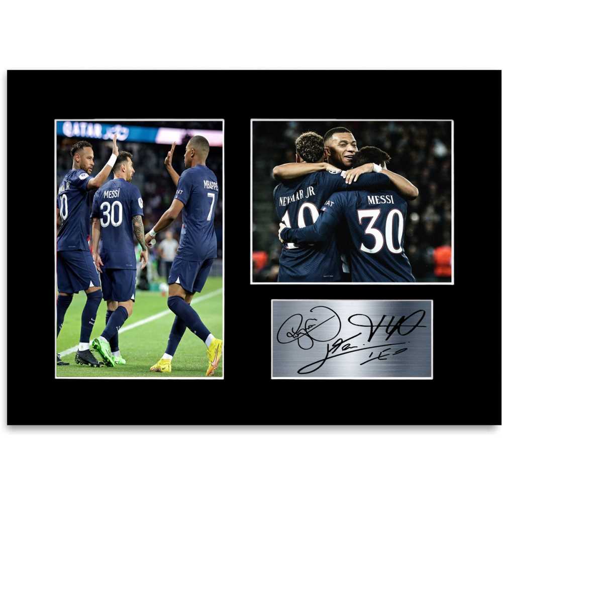 Lionel Messi Kylian Mbapp Neymar Signed Printed Gifts Autogr - Inspire ...