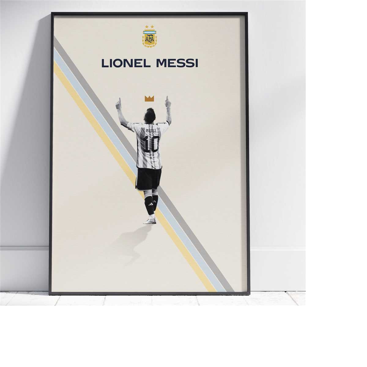 Messi poster | Messi GOAT poster | Argentina poster | World | Inspire ...