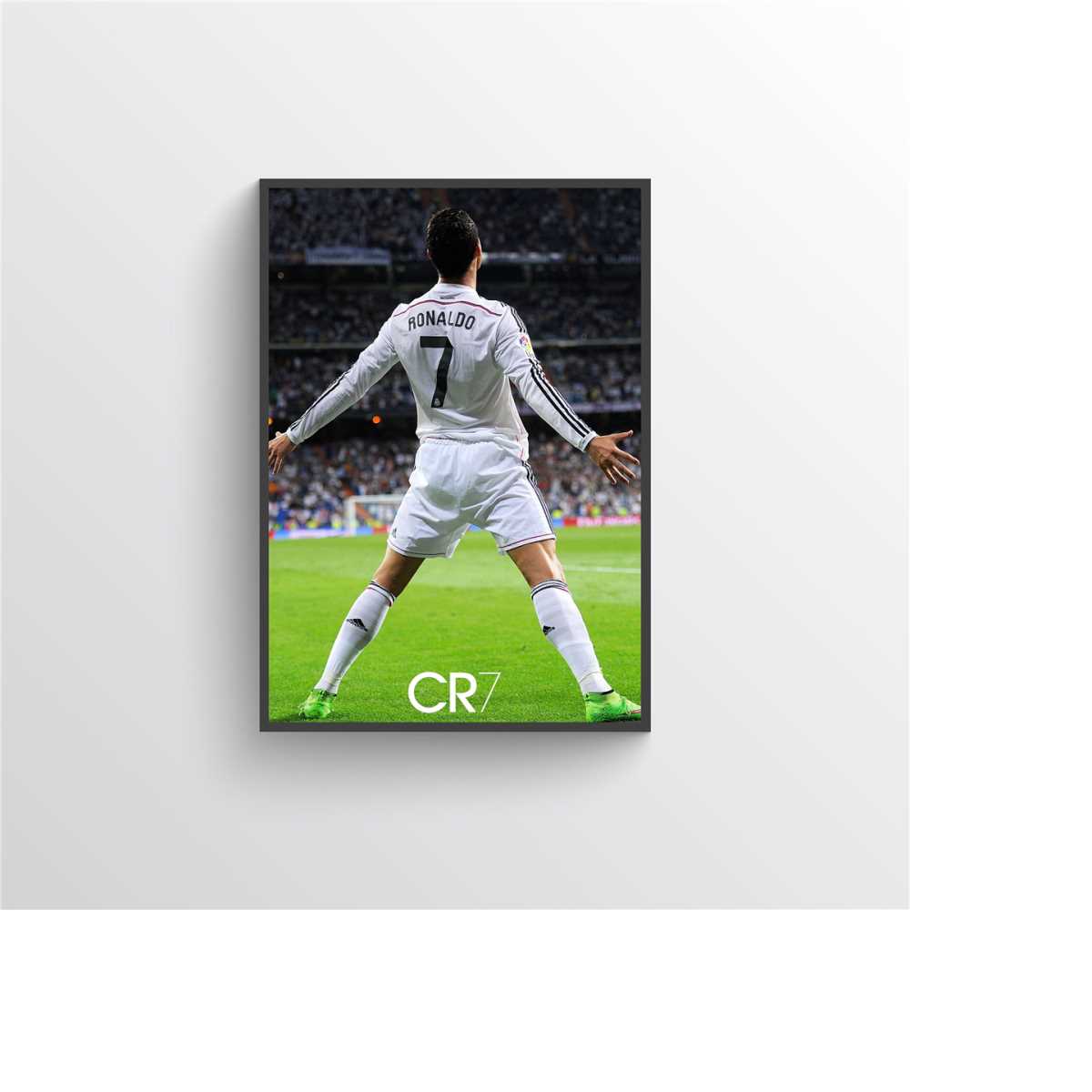 Digital Cristiano Ronaldo Poster - High-Quality Printable Wa - Inspire ...
