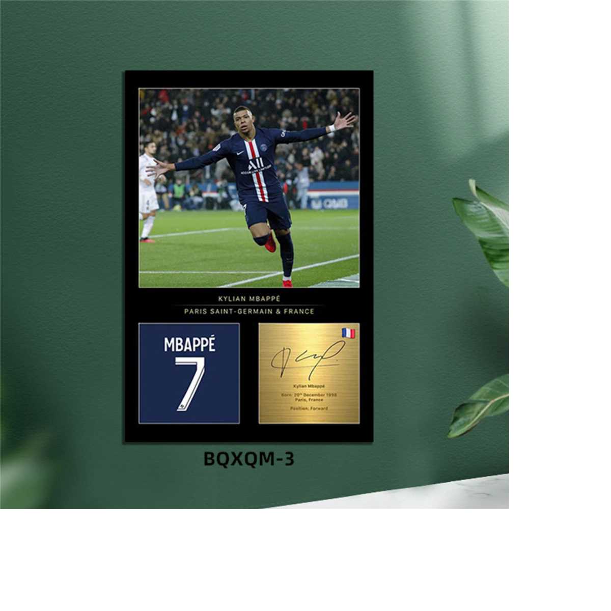 Kylian Mbappe Legend Framed Presentation Gift with reproduce | Inspire ...