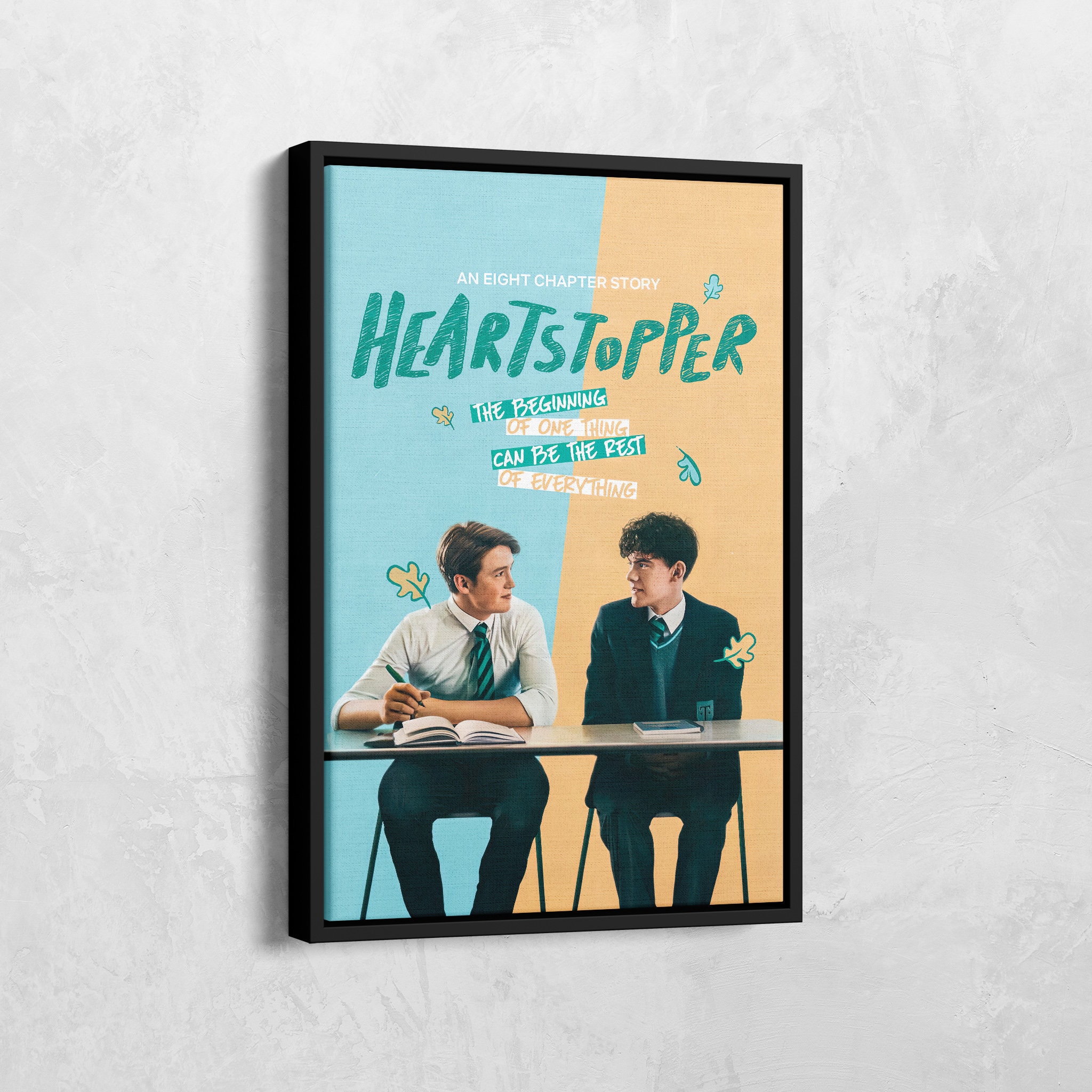Heartstopper Print, Heartstopper Canvas, Movie Posters, Gay | Inspire ...