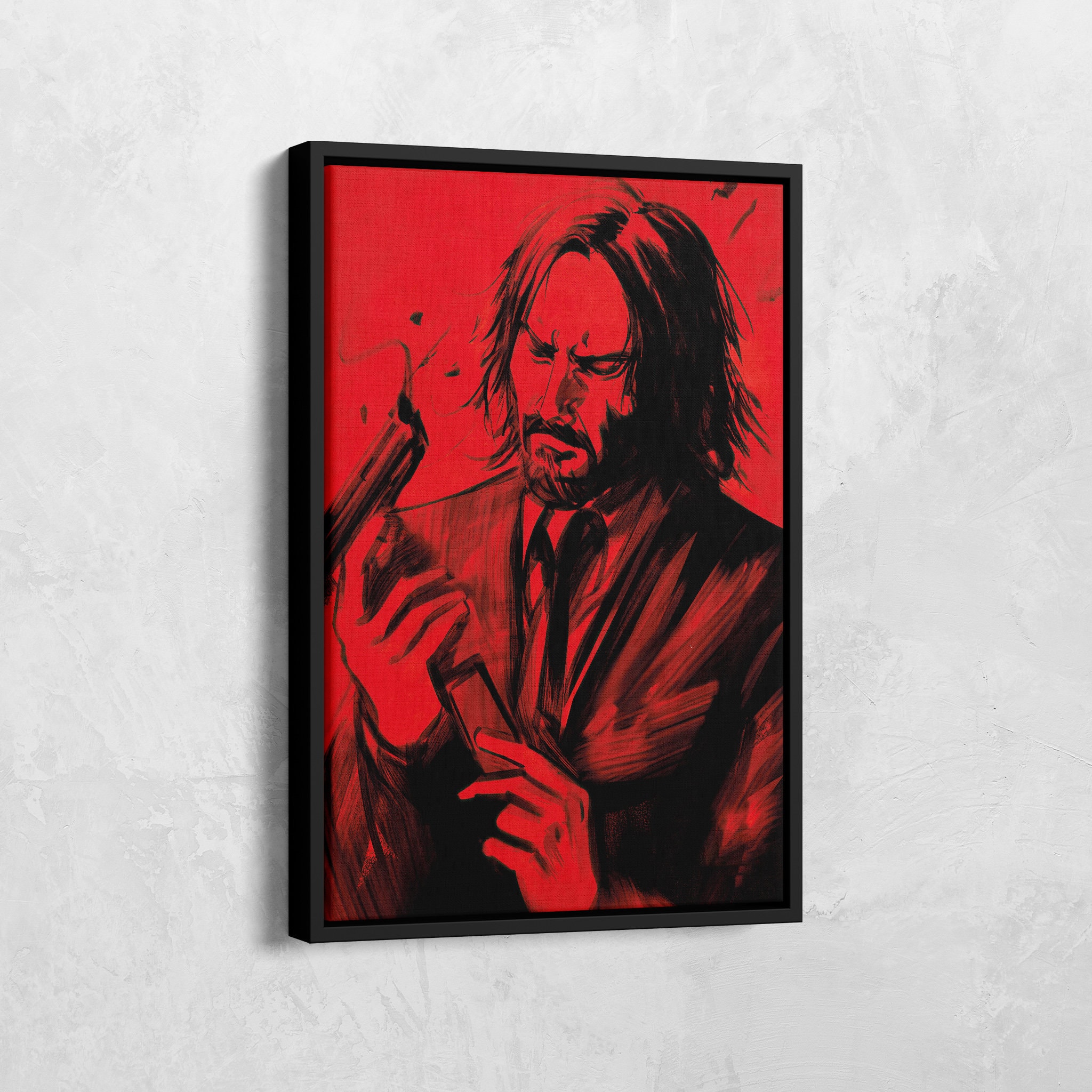 John Wick Poster, John Wick Chapter 4 Canvas, John Wick Wall | Inspire ...