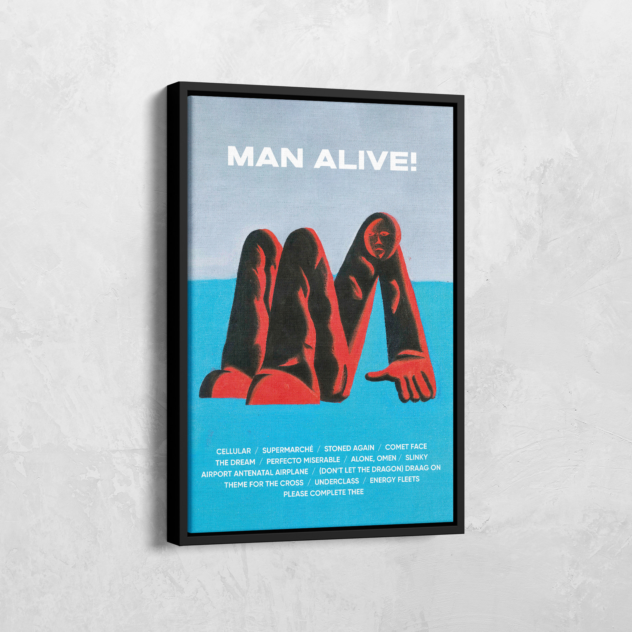 King Krule Man Alive! Album Poster, King Krule Canvas, King | Inspire ...