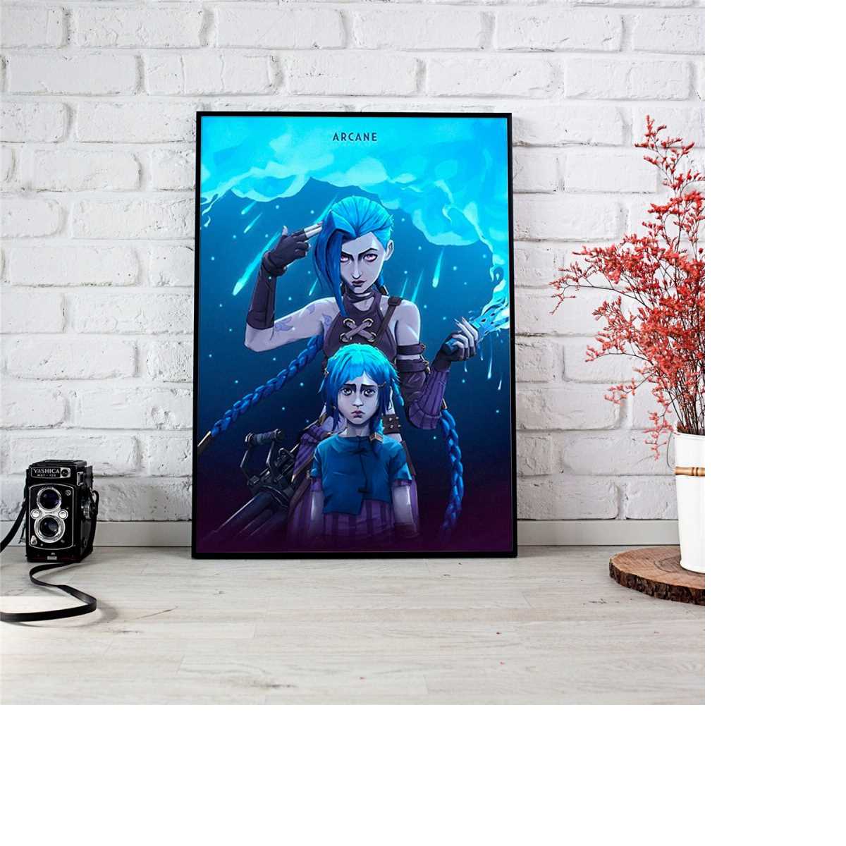 arcane poster - league of legends poster - jinx poster - arc | Inspire ...