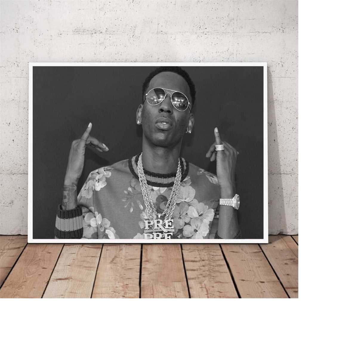 Young Dolph Rapper Hip Hop Singer Music Poster Canvas Wall A | Inspire ...