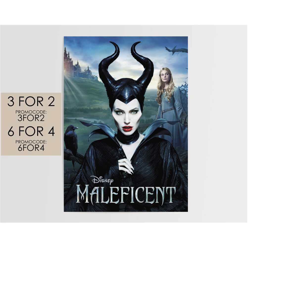 Maleficent 2014 Poster - Disney Pixar Movie Poster Art Film | Inspire ...