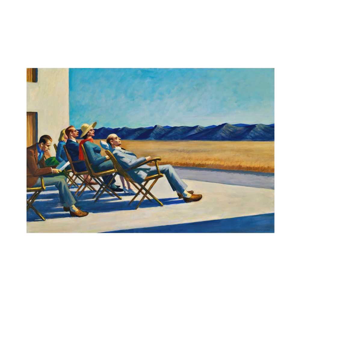 Edward Hopper (People in the Sun) Canvas Print, Edward Hoppe | Inspire ...